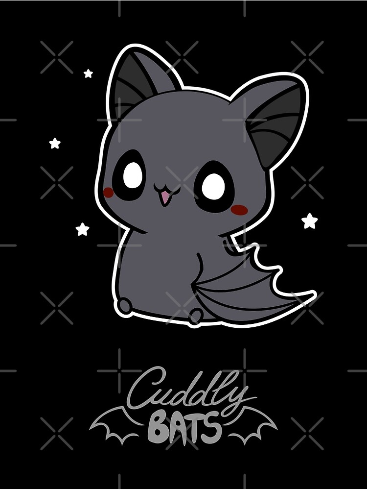 "Cute little bat Shadow" Poster for Sale by CuddlyBats | Redbubble
