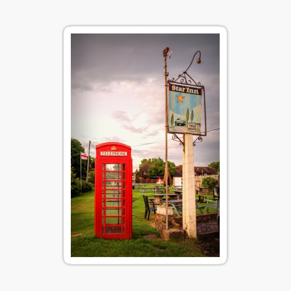 "Phone at Star Inn" Sticker by JEZ22 | Redbubble