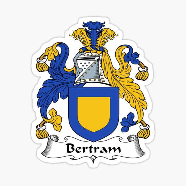 "Bertram " Sticker for Sale by HaroldHeraldry | Redbubble