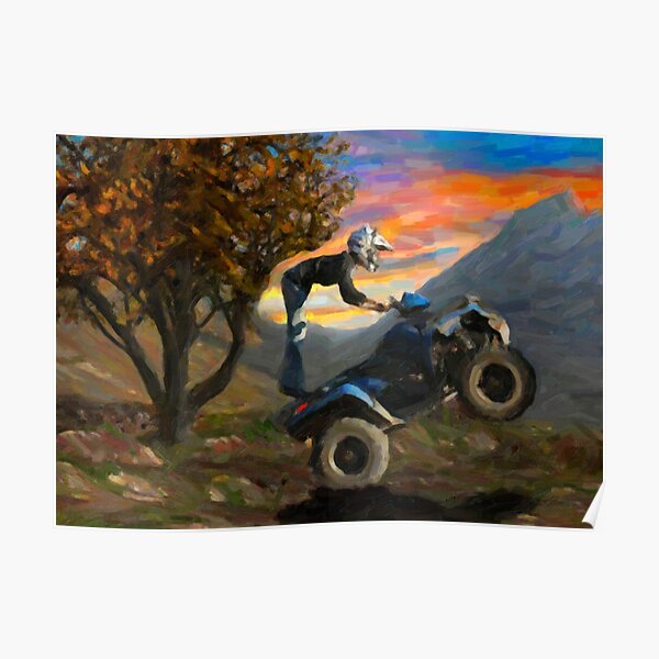 Quad Bike Posters | Redbubble