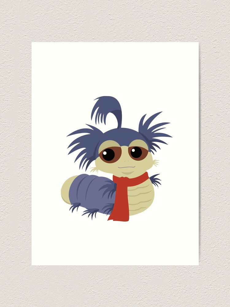 "Ello! The Worm - Labyrinth" Art Print for Sale by SandiTyche | Redbubble