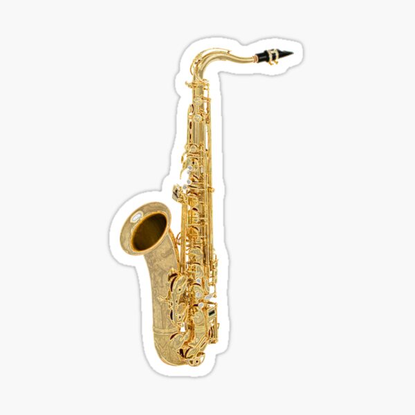 "Tenor Saxophone Sticker" Sticker for Sale by evieathena | Redbubble
