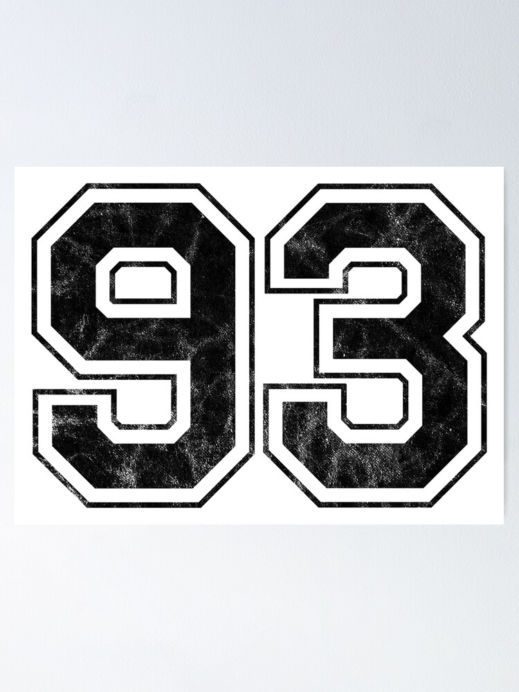 "Number 93" Poster for Sale by PaulSDesign | Redbubble