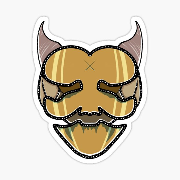 "Melancholic Devil Logo" Sticker by Prbwaras | Redbubble