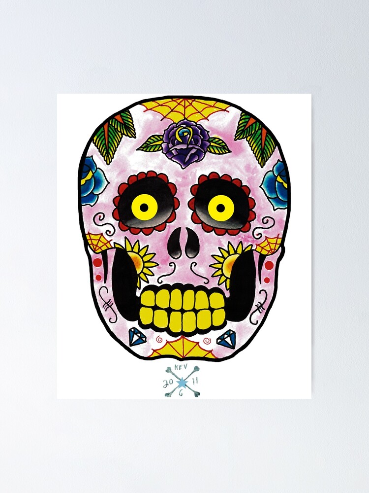 "Ancient Custom Fear Weird Humor Muerte Eyes" Poster for Sale by ...