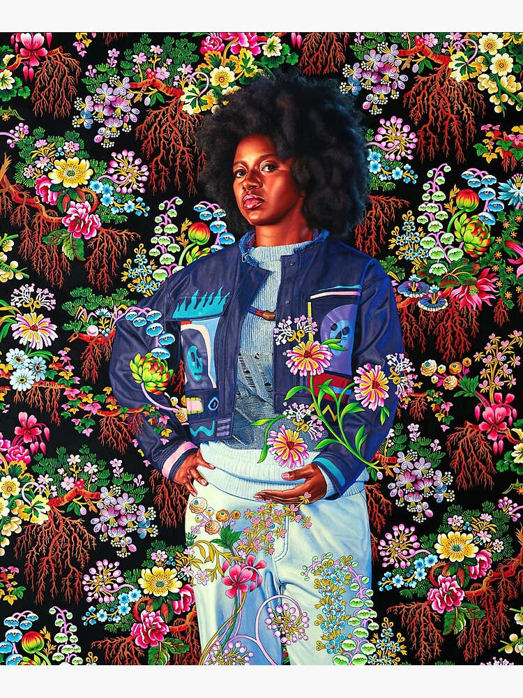Kehinde Wiley Portrait of Nelly Moudime II, 2020 Premium Matte Vertical ...
