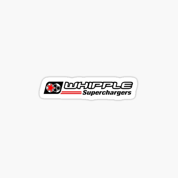 "Whipple Superchargers Best Seller" Sticker for Sale by DigiArtza ...