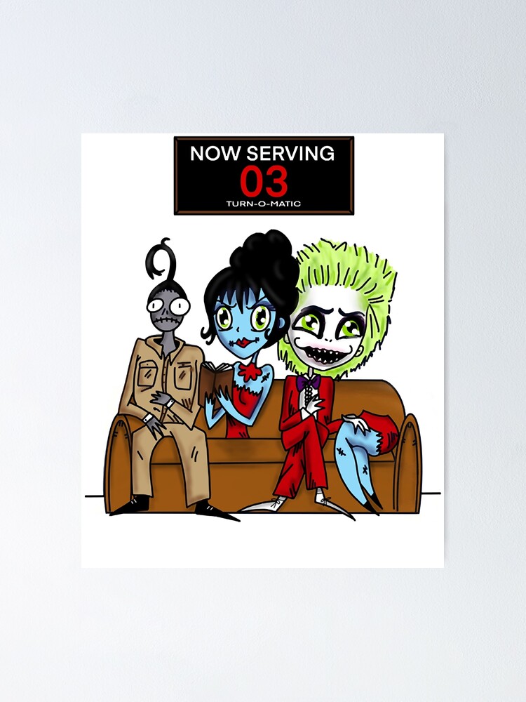 "Ancient Custom Fear Weird Humor Now Serving Waiting Room" Poster for ...