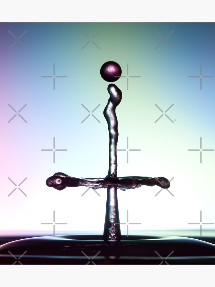 "Stunning Water Drop Splash Art, Calming, Trippy, Zen Design - Water ...