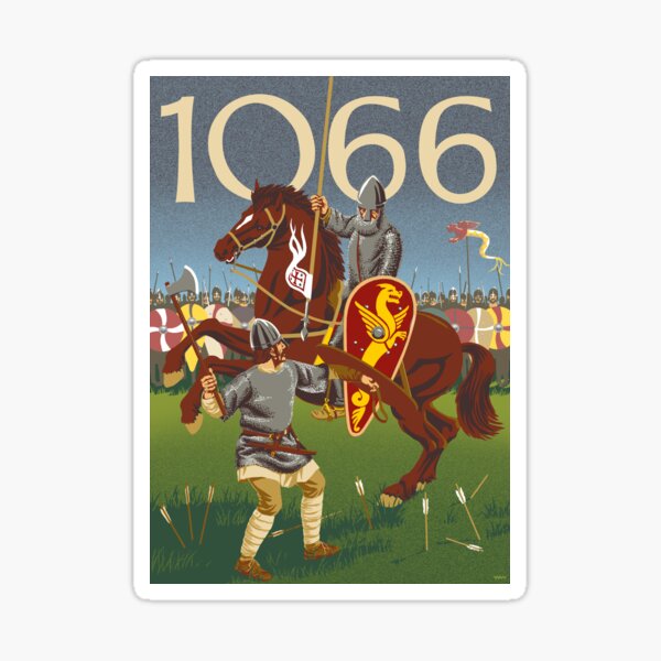 "The Battle of Hastings 1066" Sticker for Sale by wonder-webb | Redbubble