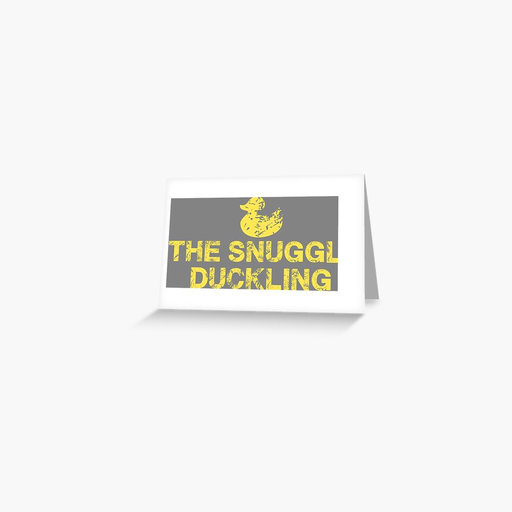 "The Snuggly Duckling" Greeting Card for Sale by xheadorheartx | Redbubble