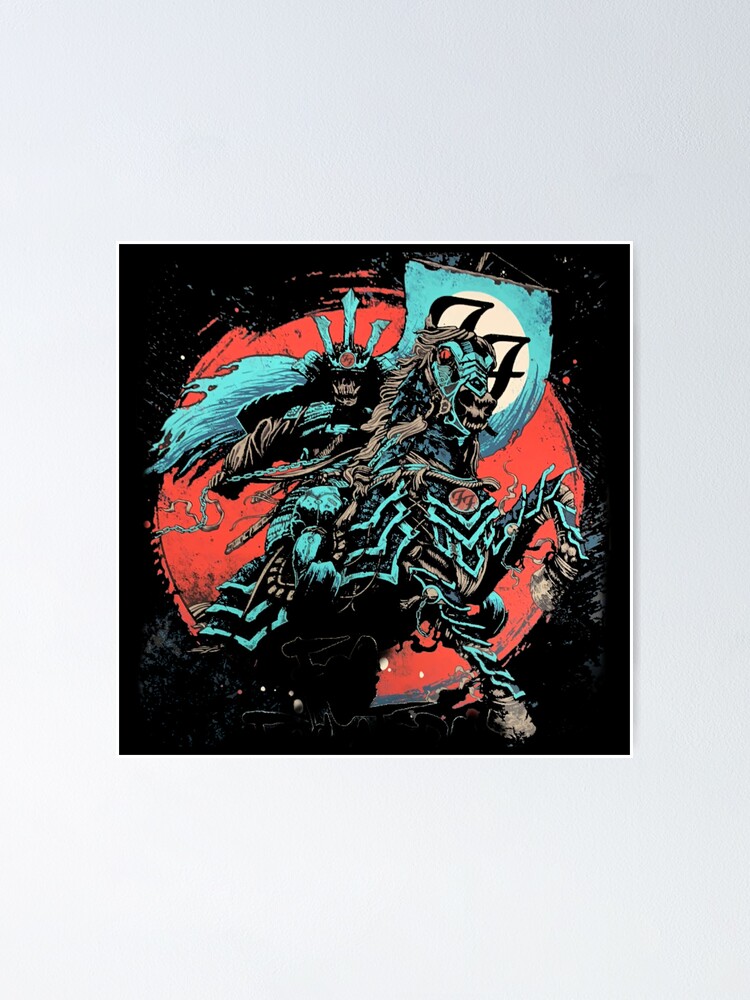 Póster «Samurai a caballo Art Classic Original Band» de Mawklips ...