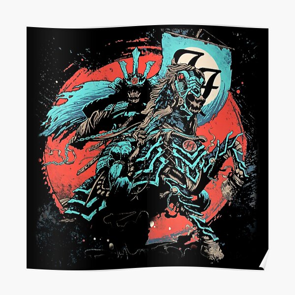 Póster «Samurai a caballo Art Classic Original Band» de Mawklips ...