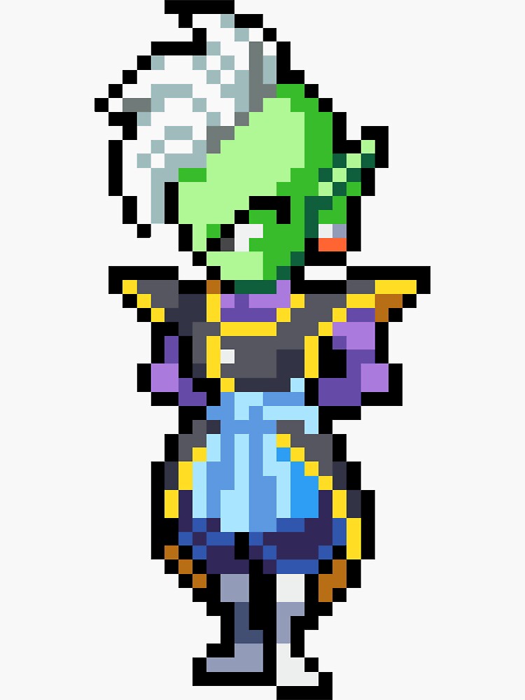 "Zamasu HQ Pixel Edition" Sticker for Sale by adventfan | Redbubble