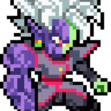 "Half Corrupted Fused Zamasu HQ Pixel Edition" Magnet for Sale by ...