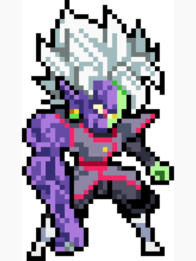 "Half Corrupted Fused Zamasu HQ Pixel Edition" Magnet for Sale by ...