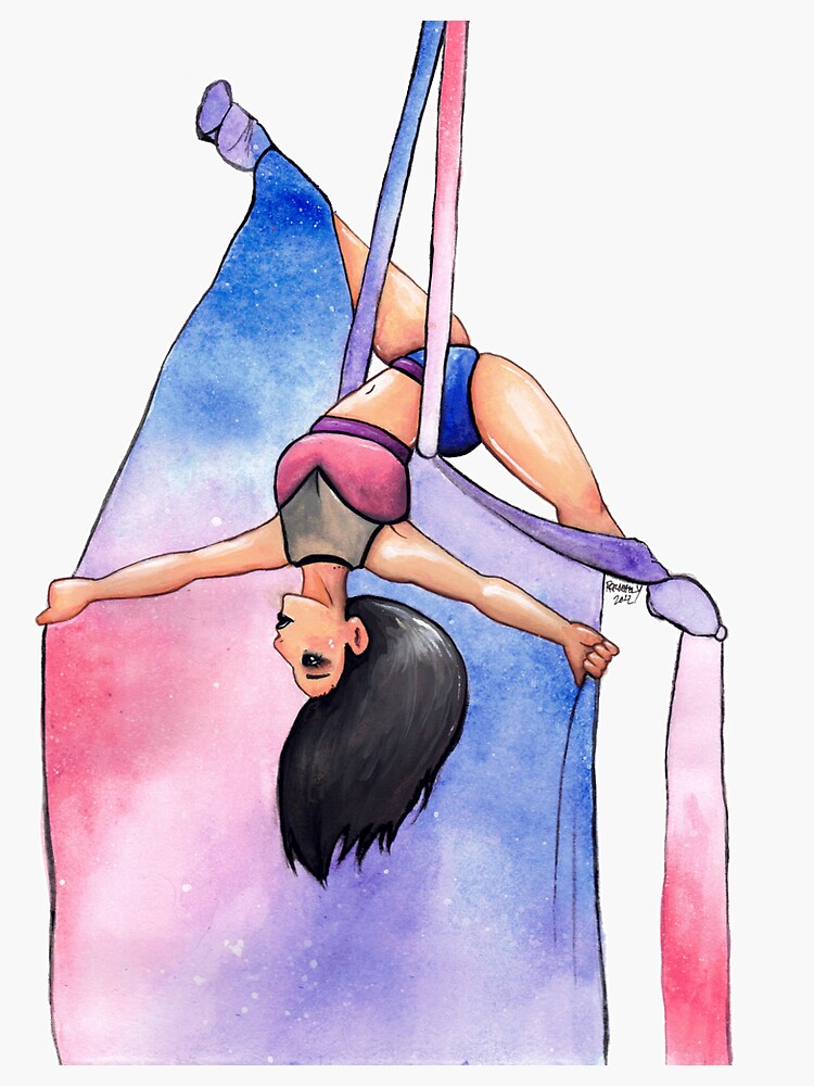 "Bi Pride Silks" Sticker for Sale by RemiProbably | Redbubble
