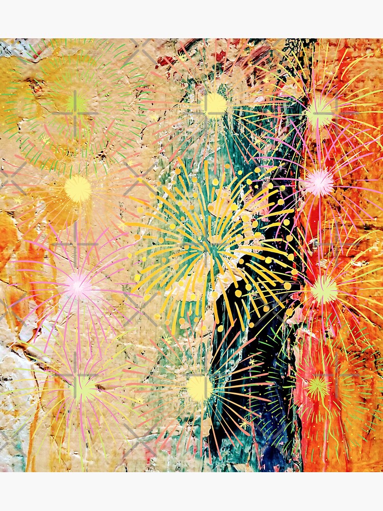 "Fireworks" Sticker for Sale by DesignSafari | Redbubble