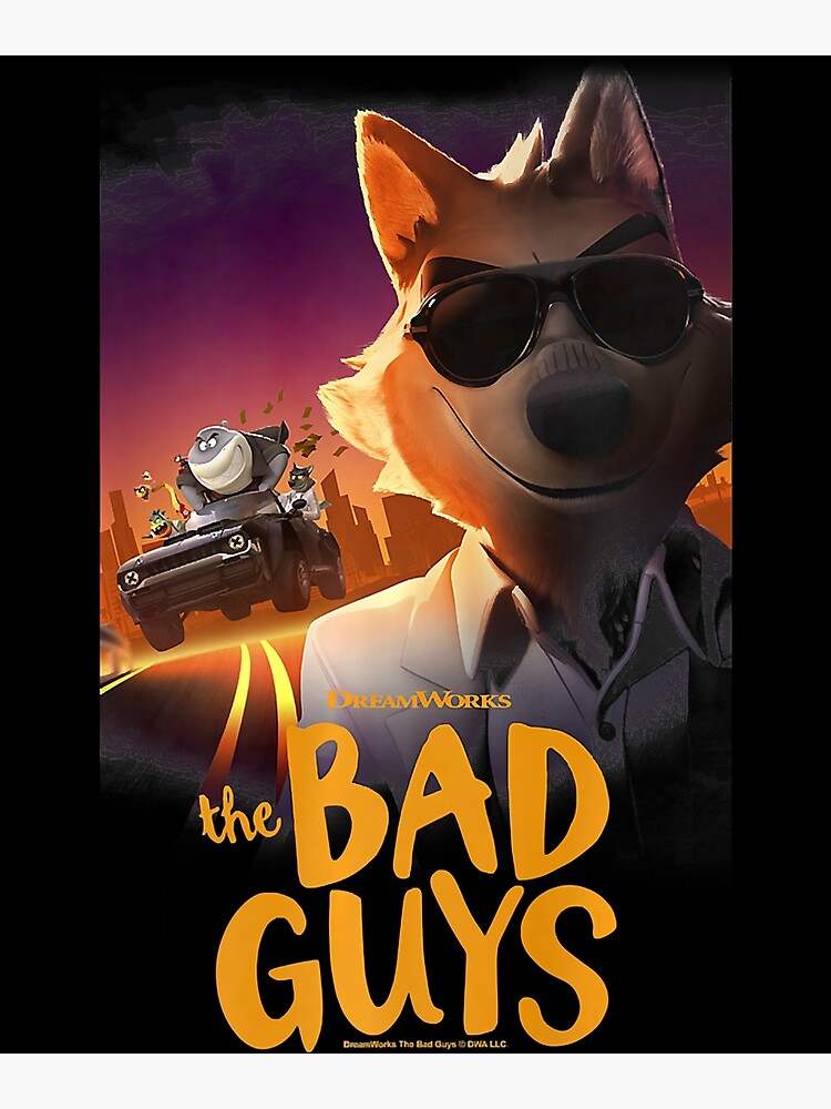 The Bad Guys Mr Wolf Selfie Group Poster Art Print For Sale By