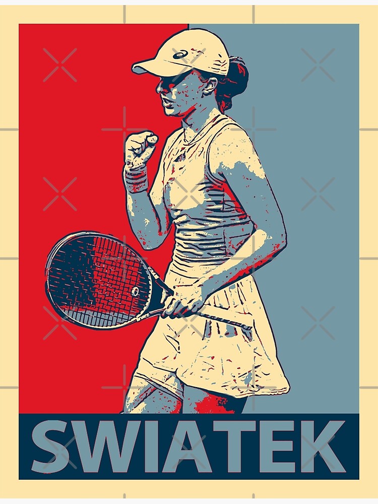 "Iga Swiatek" Art Print for Sale by TomlinsonArt | Redbubble
