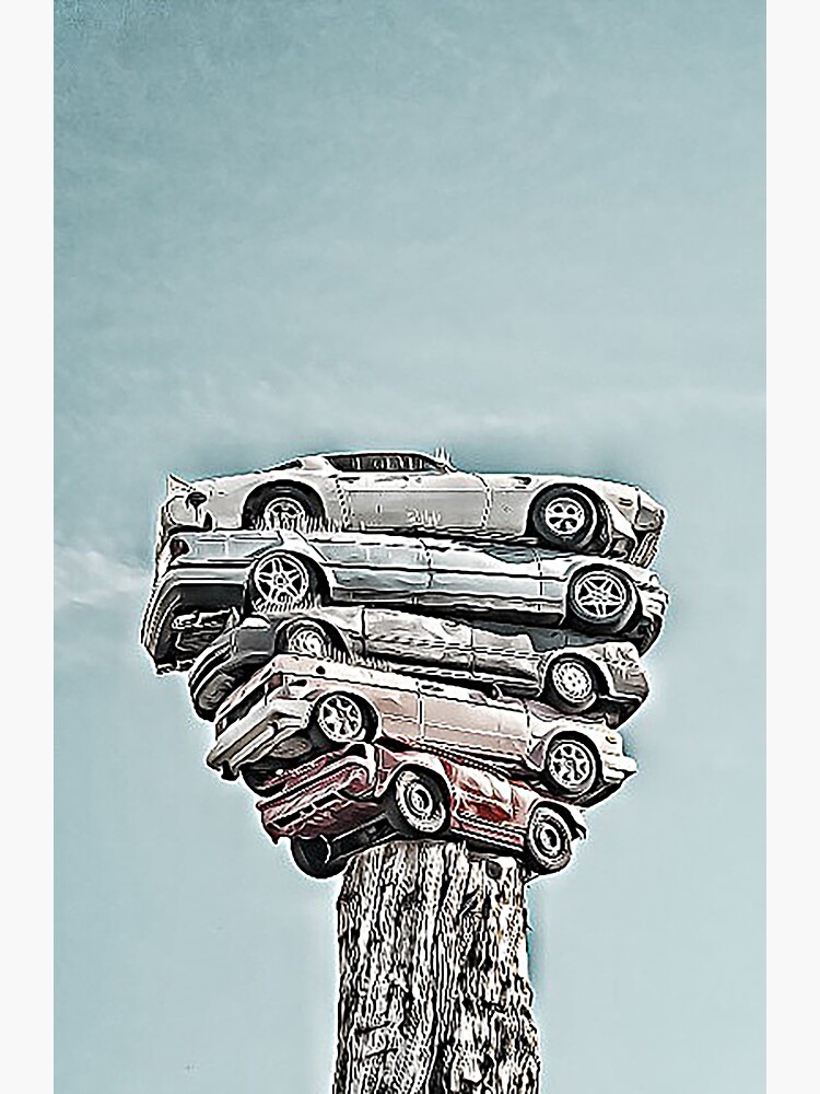 "Graffiti Cars" Sticker for Sale by BArtHouse | Redbubble