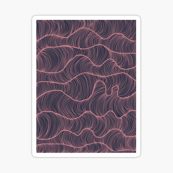 "Sound waves" Sticker for Sale by Nufaa | Redbubble