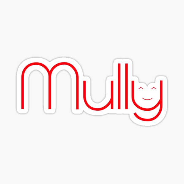 "MULLY Essential " Sticker for Sale by LeahCampbel0 | Redbubble