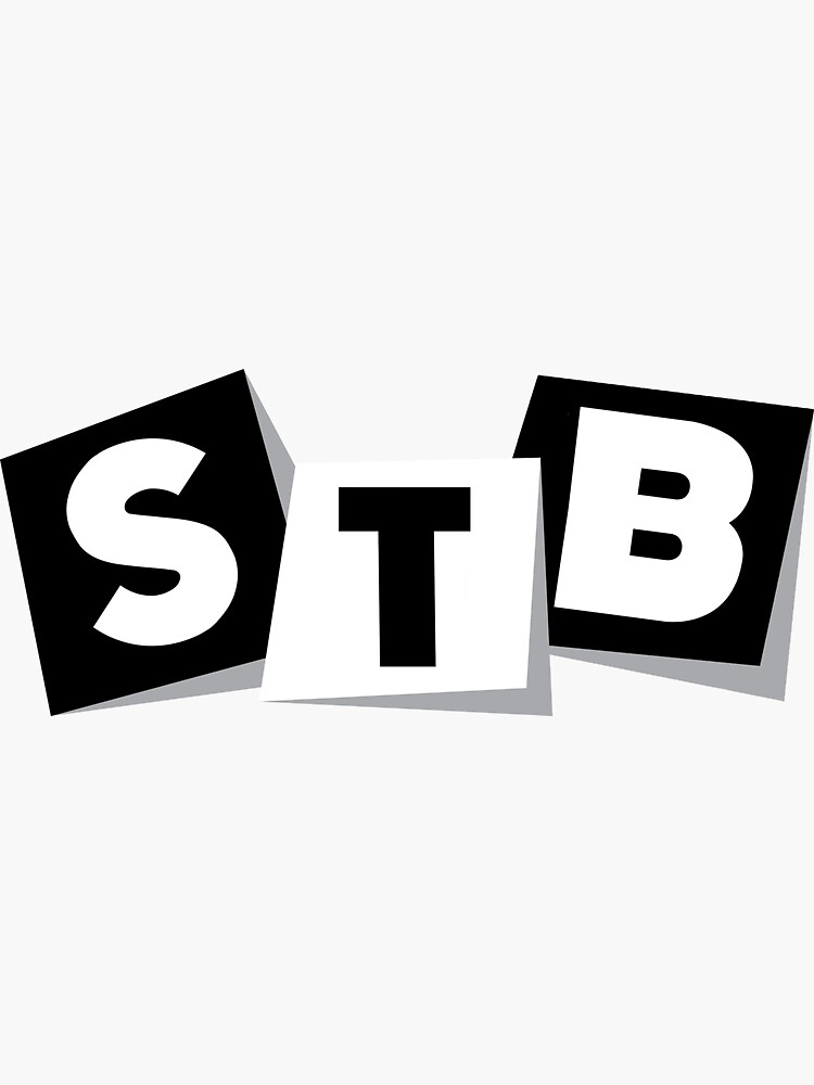 "STB Cartoon" Sticker for Sale by STBOfficial | Redbubble