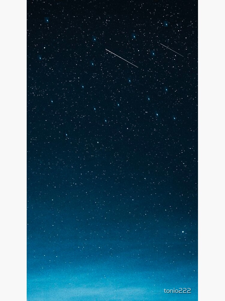 "falling star sky " Sticker for Sale by tonio222 | Redbubble