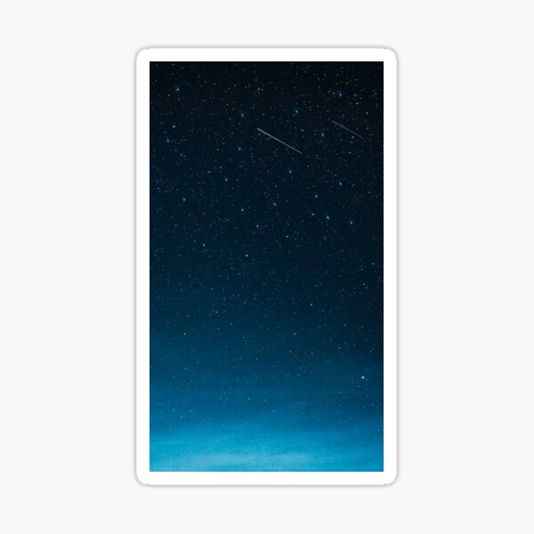 "falling star sky " Sticker for Sale by tonio222 | Redbubble