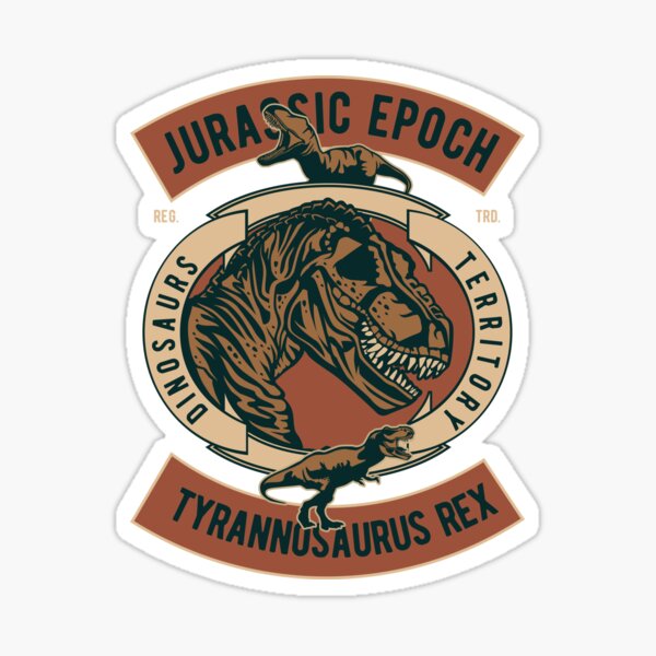 "Triassic Epoch - Tyrannosaurus Rex" Sticker for Sale by Sunnyhova ...