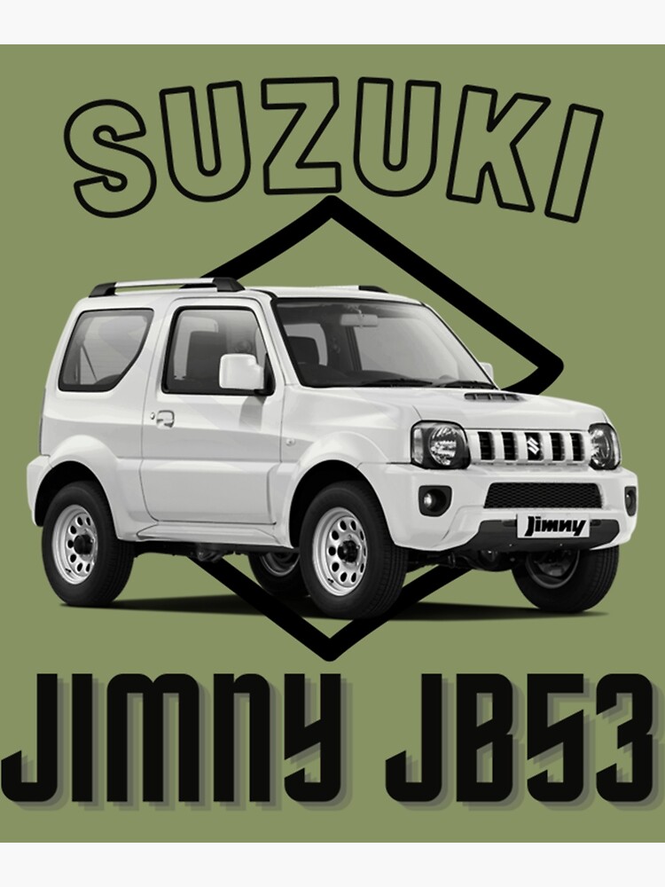 "Suzuki Jimny JB53 With Logo " Art Print for Sale by Moto-GB | Redbubble