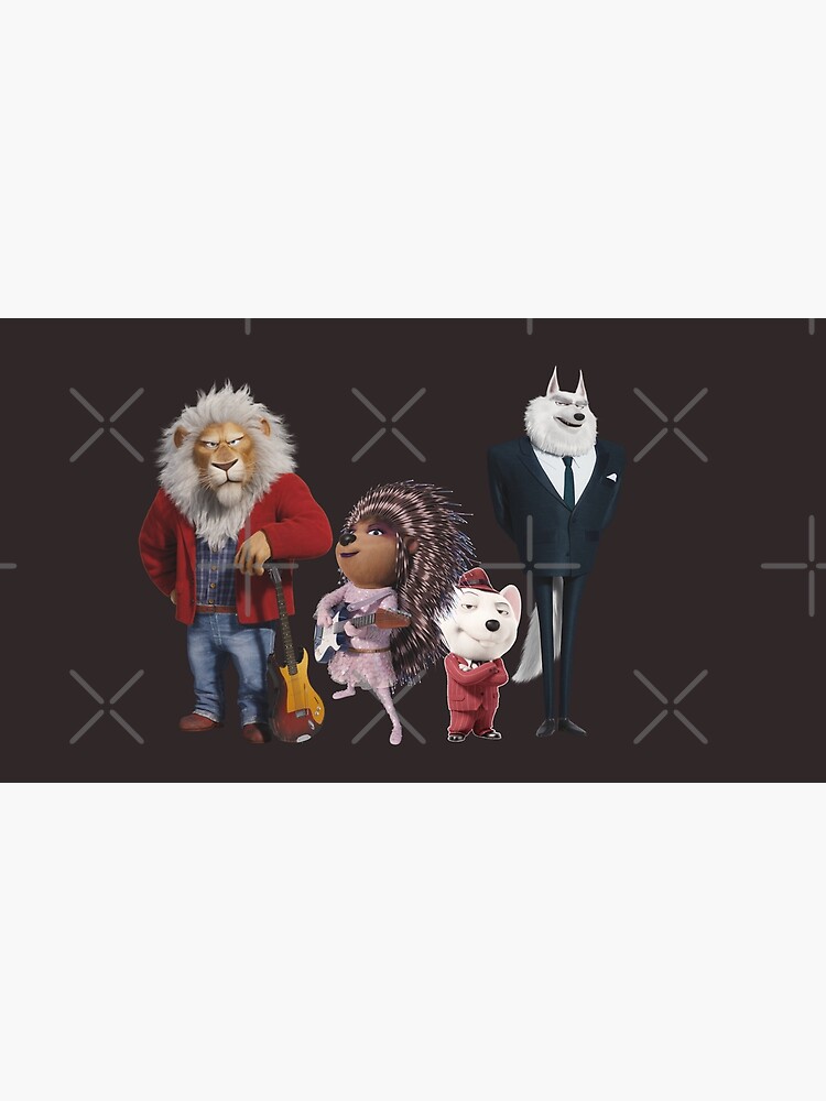 "Figures from sing 2 movie" Poster for Sale by abdo-ftouhi | Redbubble
