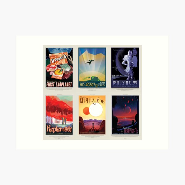 "NASA JPL Space Tourism collage: Exoplanet Travel Bureau (8K resolution ...