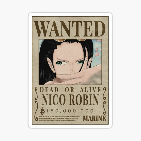 "Nico robin" Sticker by JIMA7 | Redbubble