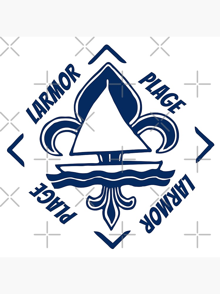 Lámina artística «Larmor Plage en Lorient, Bretaña, Francia - Balneario ...