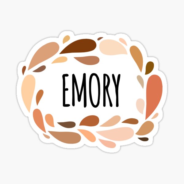 "Emory - Names for Wife Daughter and Girl" Sticker by kindxinn | Redbubble