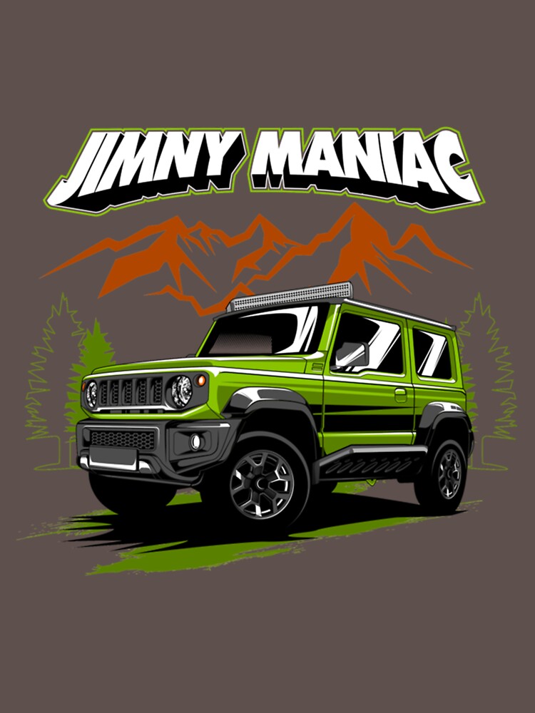 "Jimny Maniac " T-shirt for Sale by Moto-GB | Redbubble | suzuki jimny ...