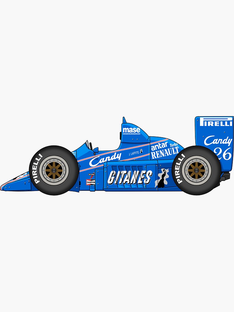 "Ligier JS25 1985" Sticker for Sale by Biggybel | Redbubble