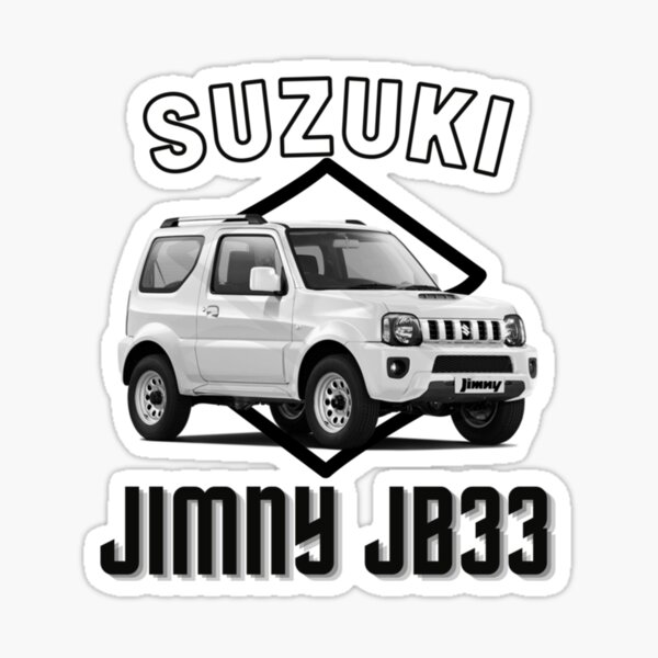 "Suzuki Jimny JB33 With Logo " Sticker by Moto-GB | Redbubble