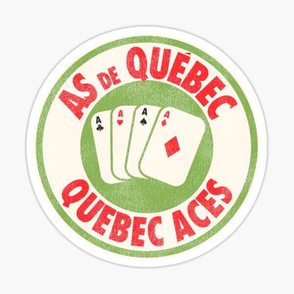 "Retro Defunct As De Quebec Aces Hockey" Sticker for Sale by ...