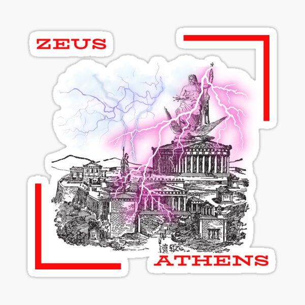 "Zeus " Sticker for Sale by BC2718 | Redbubble