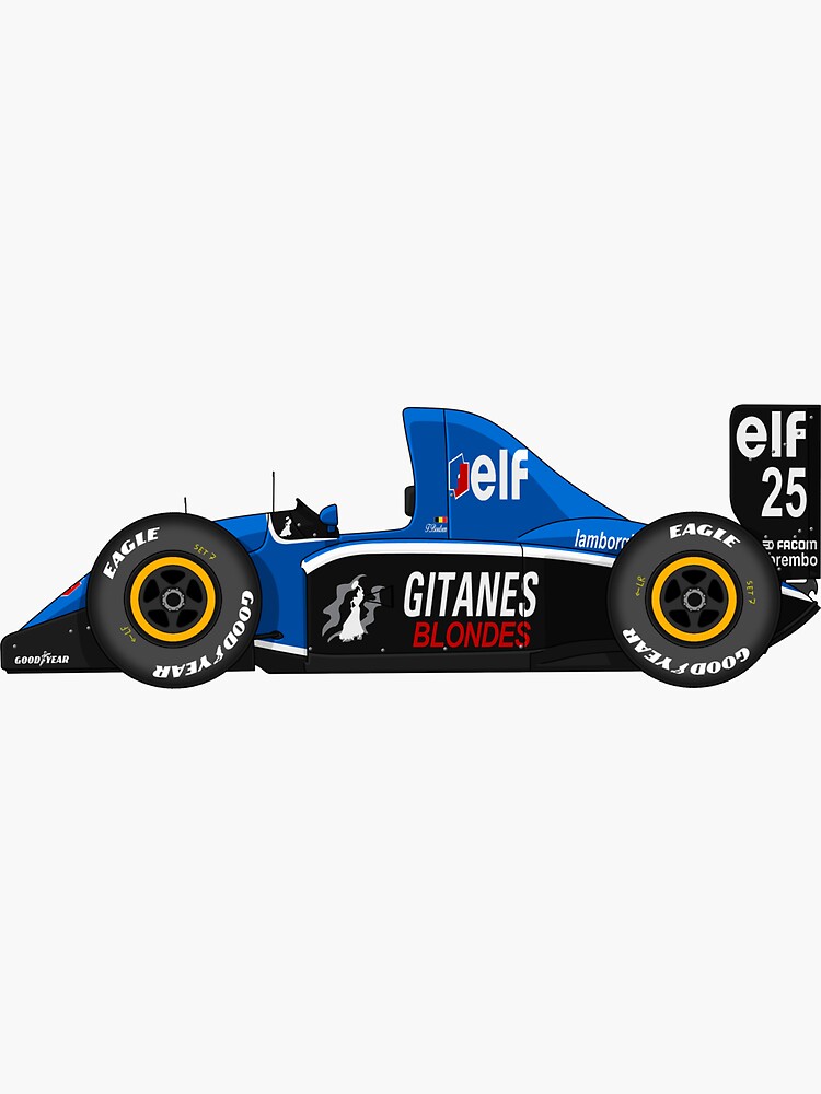 "Ligier JS35 1991" Sticker for Sale by Biggybel | Redbubble