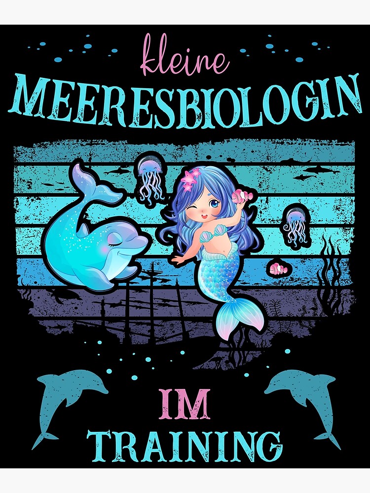 Póster «Biólogo marino de sirenas y delfines en formación» de Shirt ...