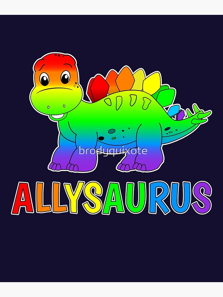 Póster «Dinosaurio Estegosaurio Aliado del Orgullo Gay - LGBT ...
