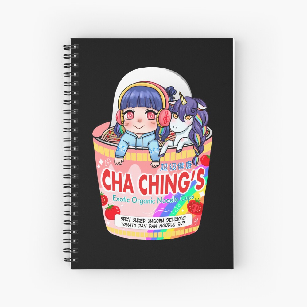 Cuaderno de espiral «Diseño de copas de fideos orgánicos exóticos de ...