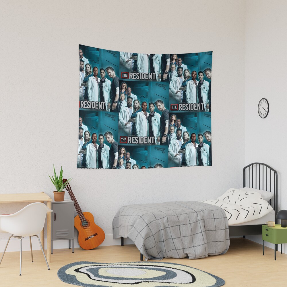 "The Resident - Blue Chastain" Poster for Sale by vickytoriaq | Redbubble