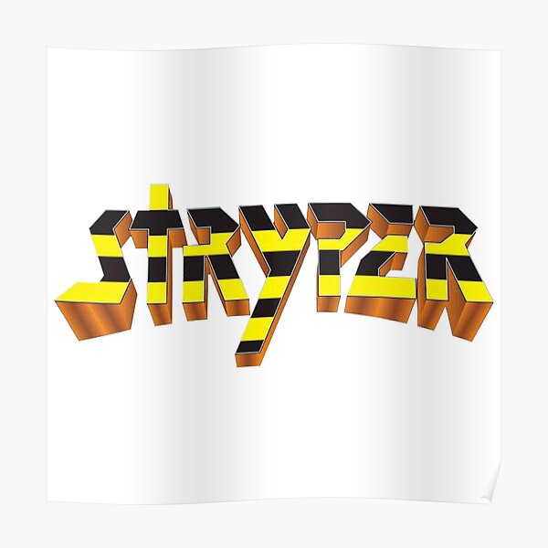 "Cool Stryper Logo Design" Poster for Sale by odattare | Redbubble