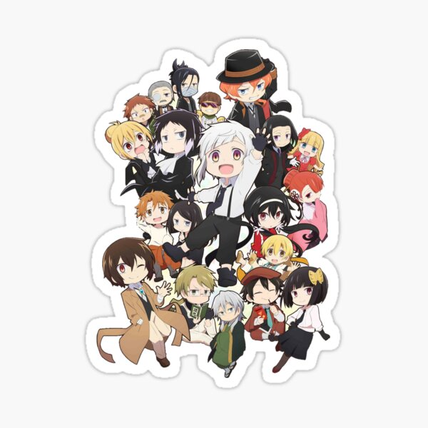 "Bungou Stray Dogs Wan Anime" Sticker by Anime-nez | Redbubble