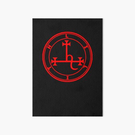 "Sigil of Lilith" Art Board Print for Sale by MetalSatyrShop | Redbubble